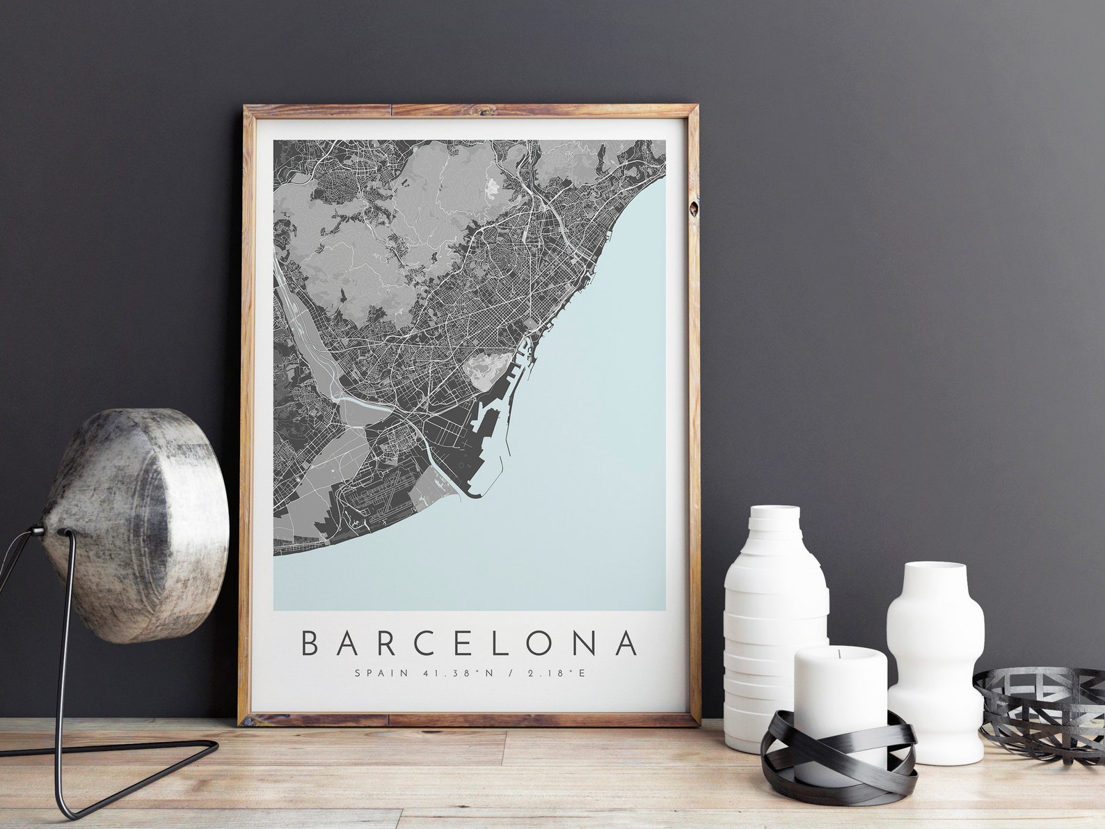Barcelona Map Print Barcelona Print Barcelona Map Barcelona - Etsy