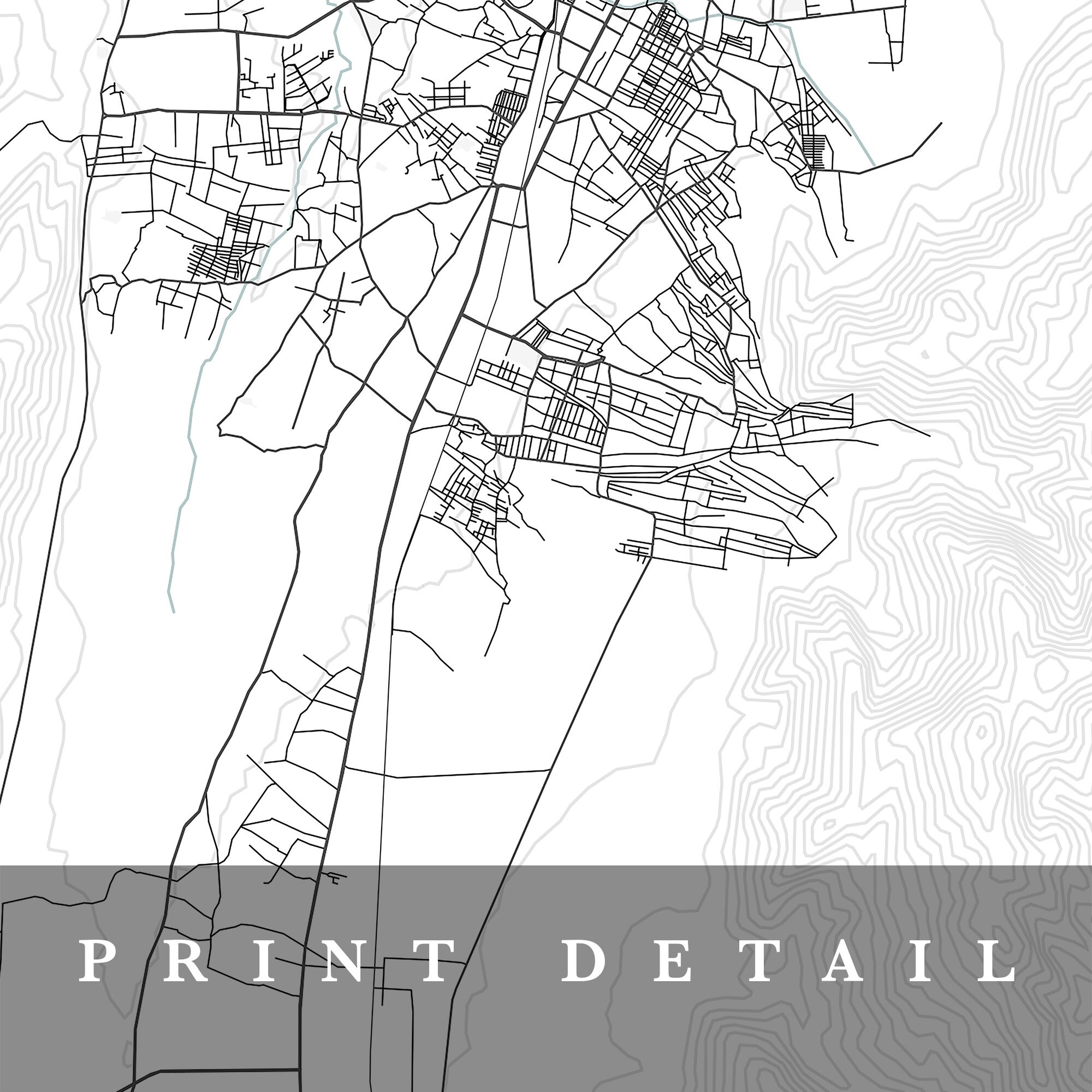 Quetta Map Quetta Pakistan City Map Home Town Map Quetta | Etsy