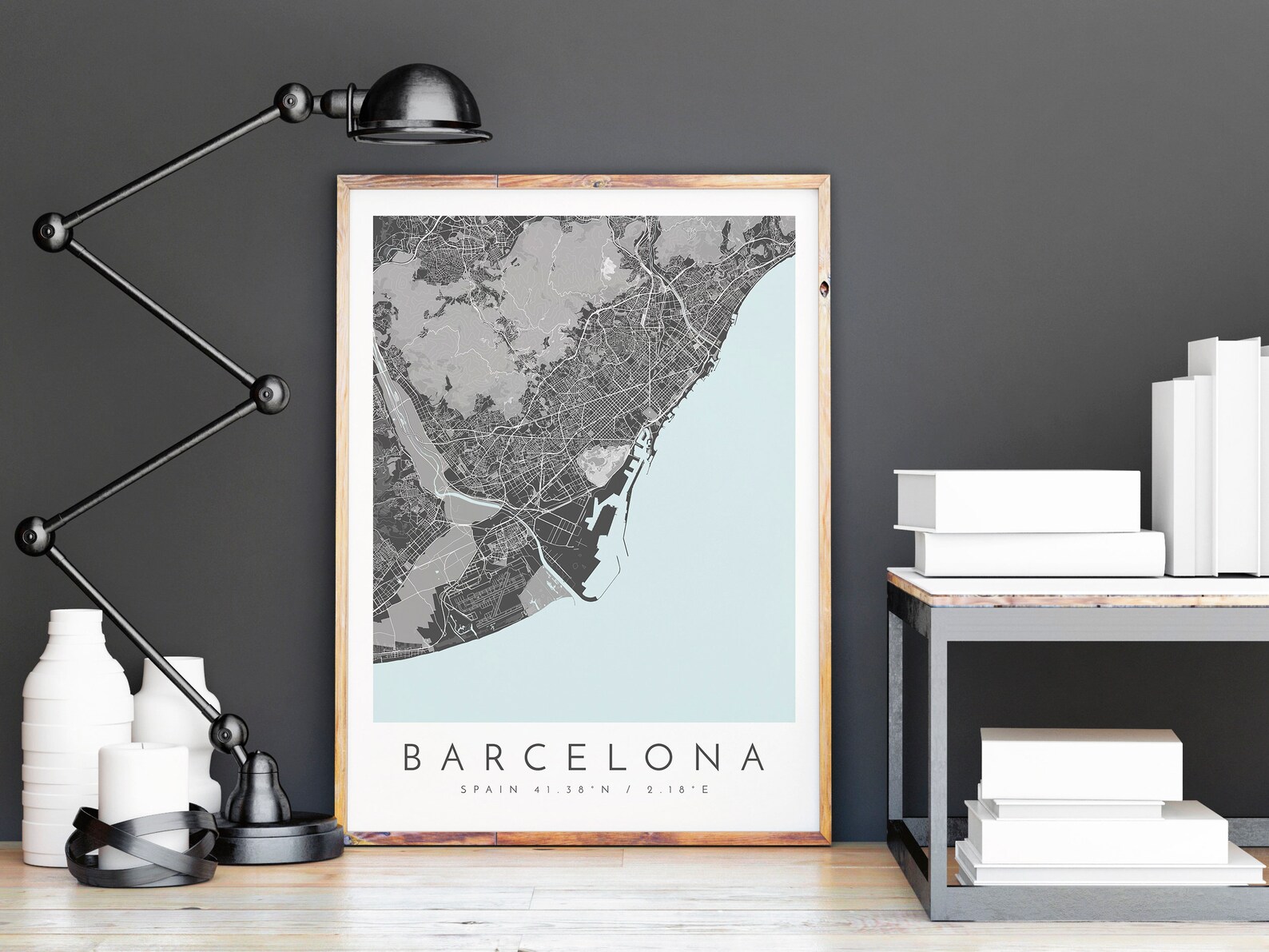Barcelona Map Print Barcelona Print Barcelona Map Barcelona | Etsy