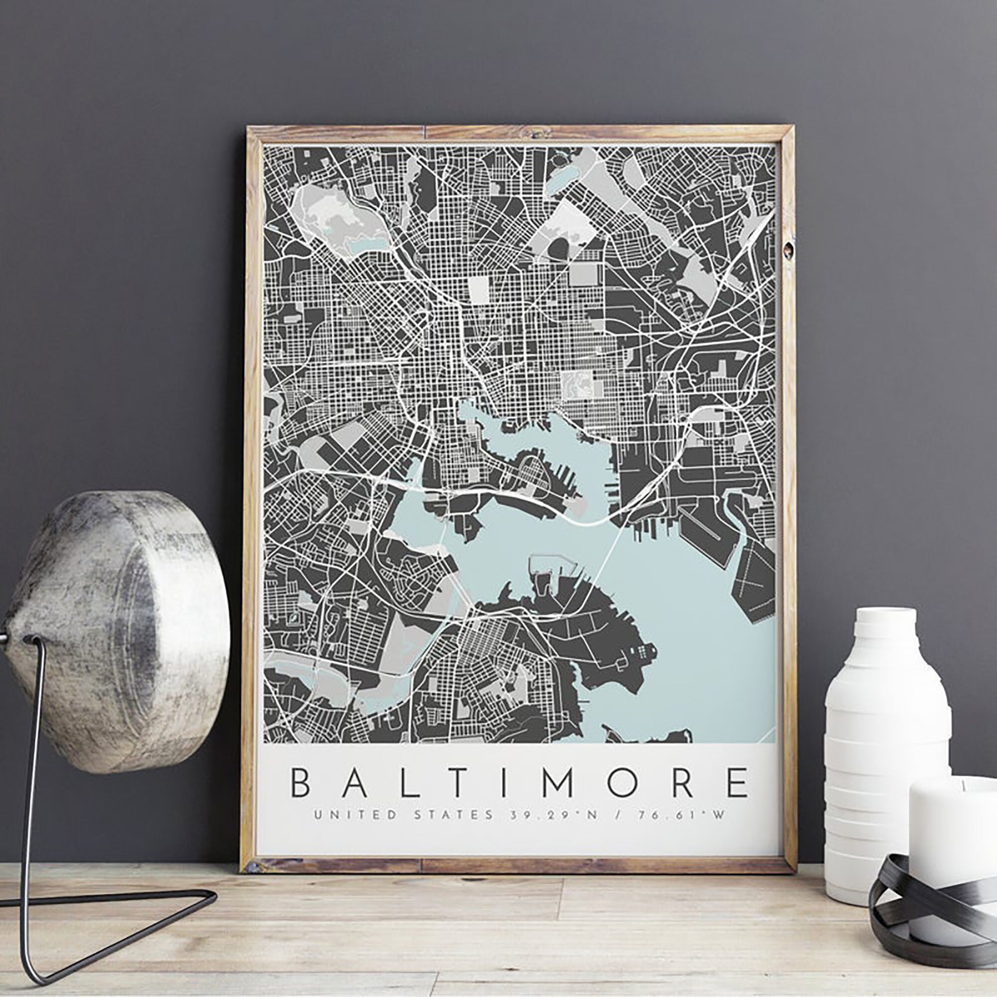 Personalized Map Print Set of Four Map Prints Custom | Etsy UK