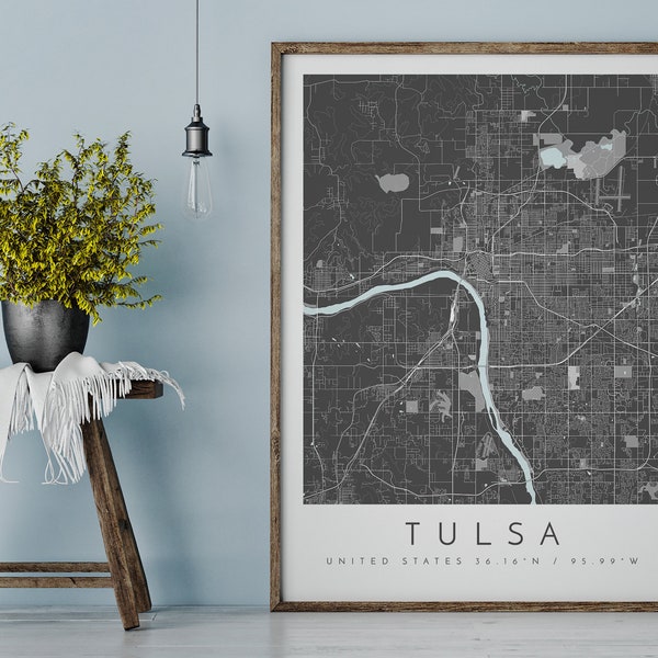Oklahoma Map - Etsy