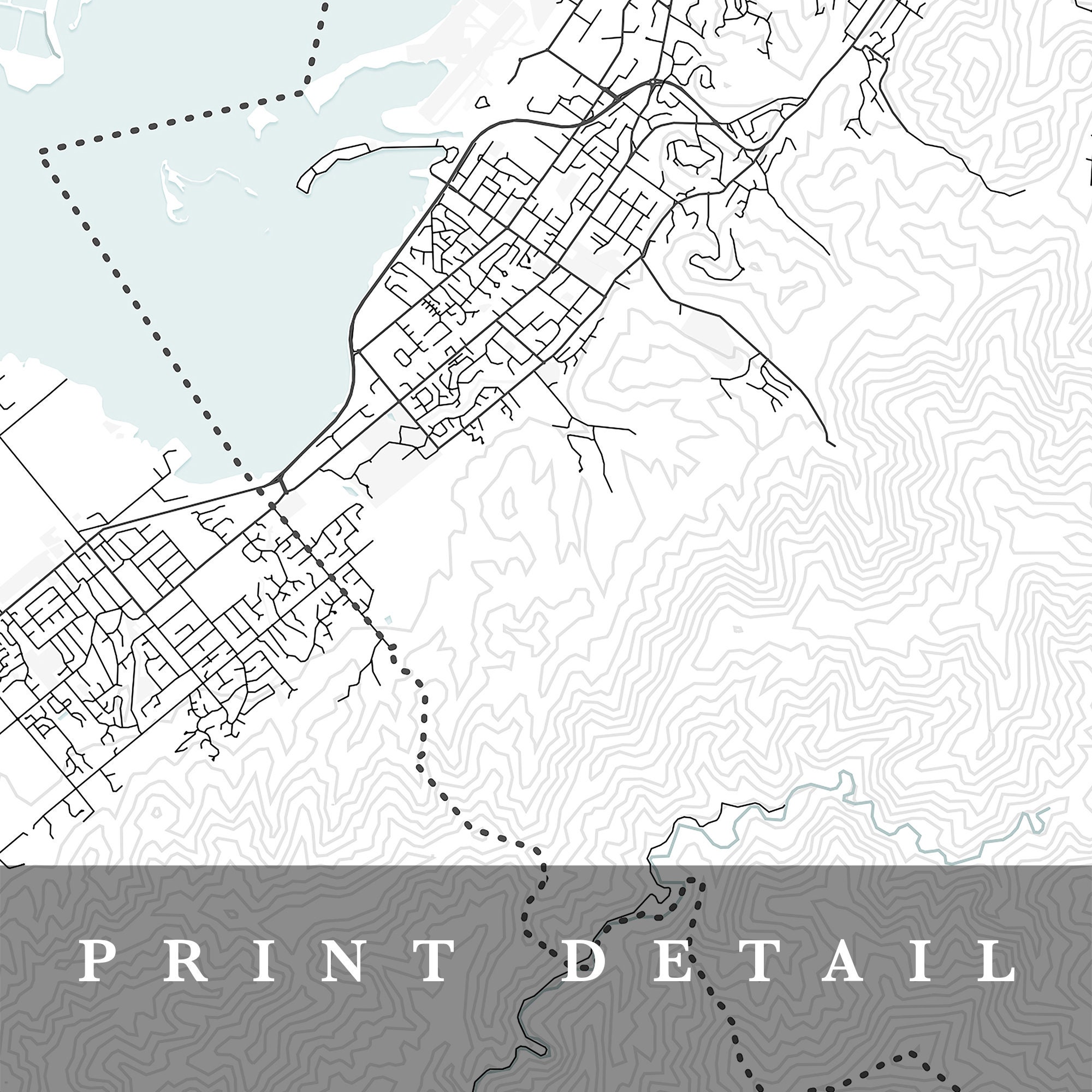 Nelson Map Nelson New Zealand City Map Home Town Map - Etsy