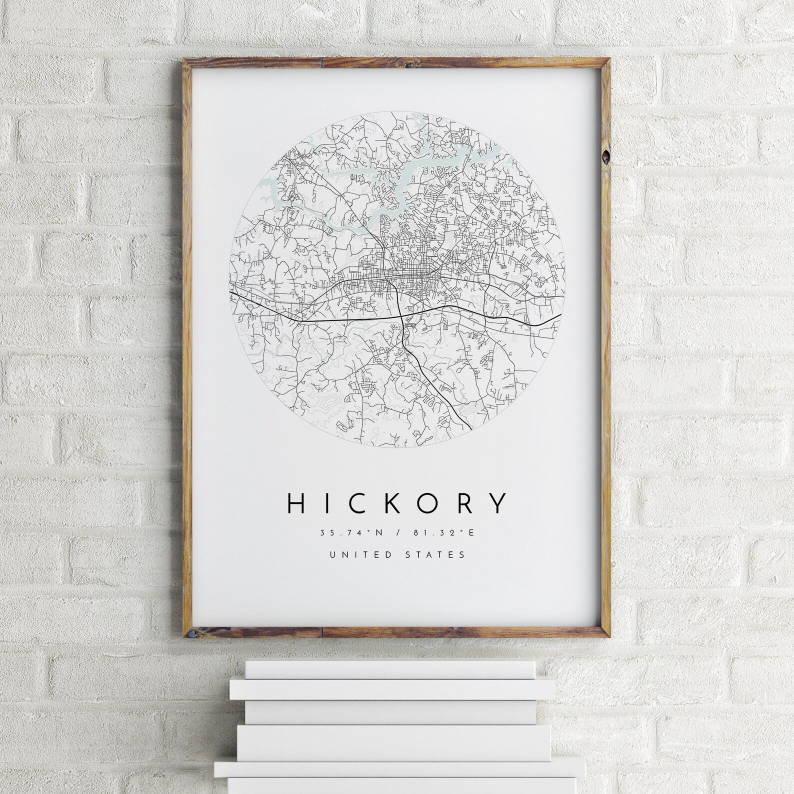 Hickory Map, Hickory, North Carolina, City Map, Home Town Map, Hickory ...
