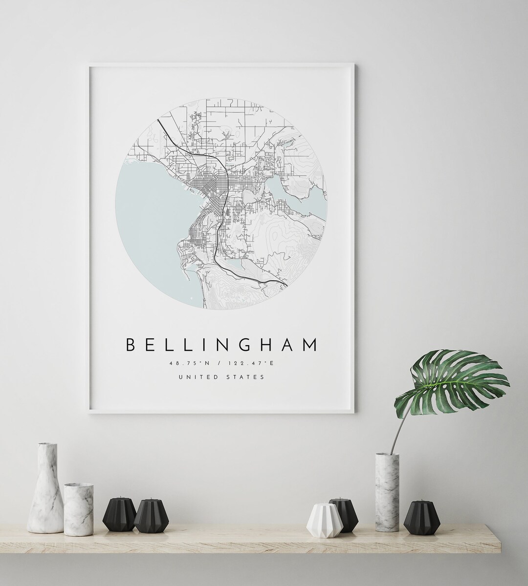 Bellingham Map, Bellingham, Washington, City Map, Home Town Map ...