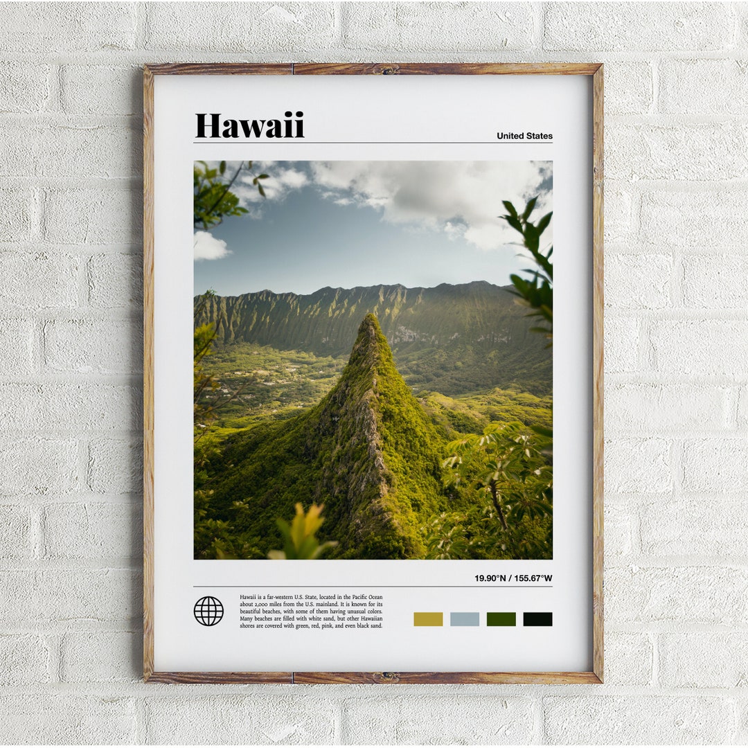 Hawaii Poster, Hawaii Print, Hawaii Photo, Hawaii Art Print, Hawaii ...