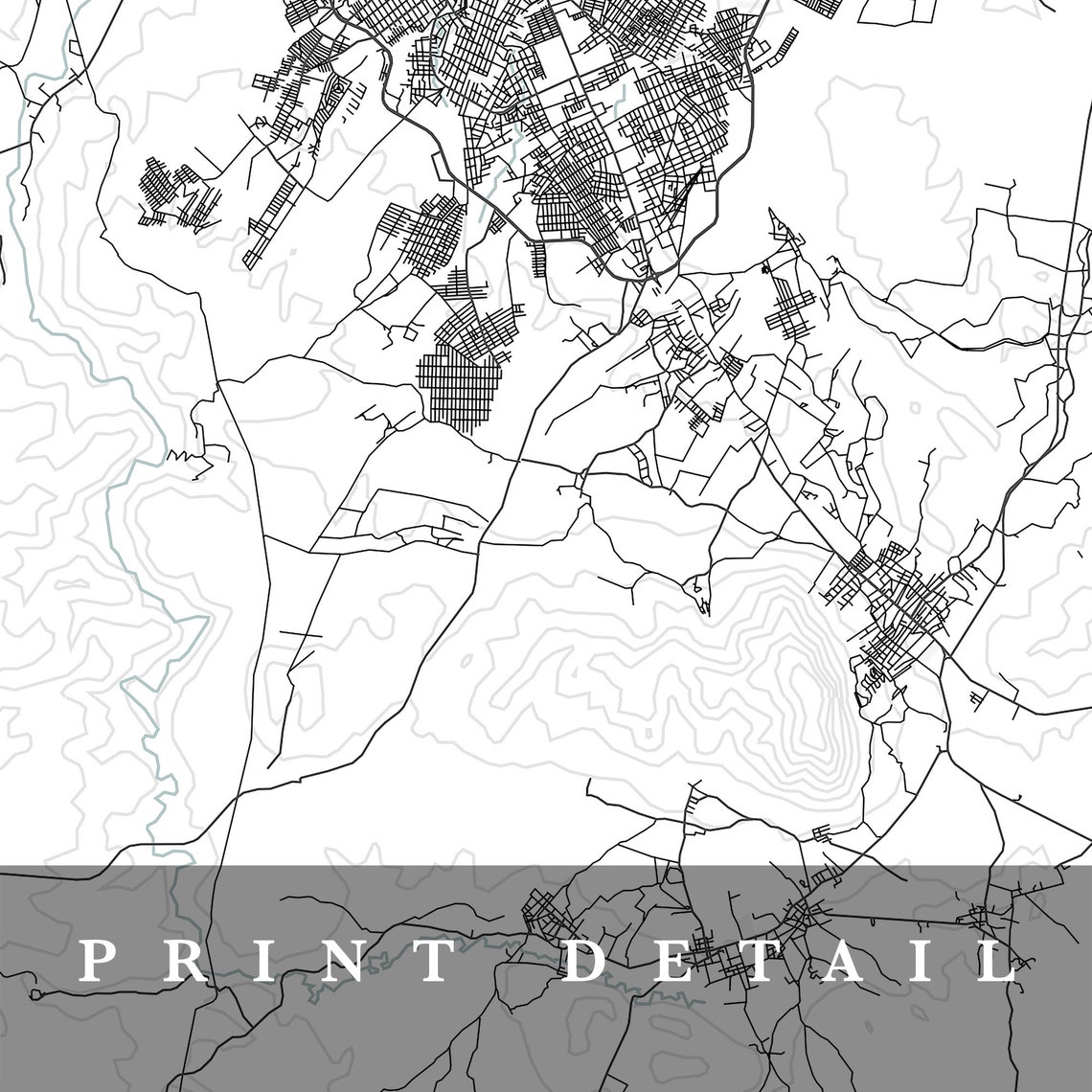 Manta Map Manta Ecuador City Map Home Town Map Manta | Etsy