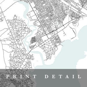 Matola Map, Matola, Mozambique, City Map, Home Town Map, Matola Print ...