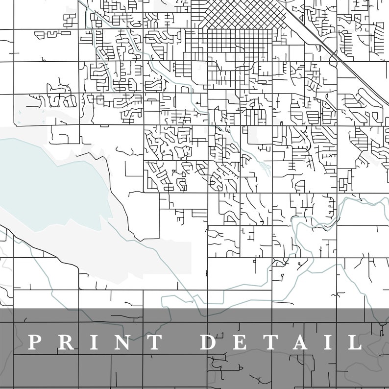Nampa Map Nampa Idaho City Map Home Town Map Nampa Print - Etsy