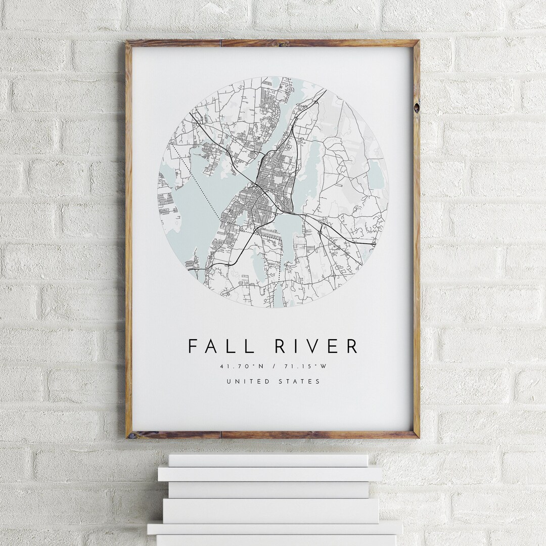Fall River Map, Fall River, Massachusetts, City Map, Home Town Map ...