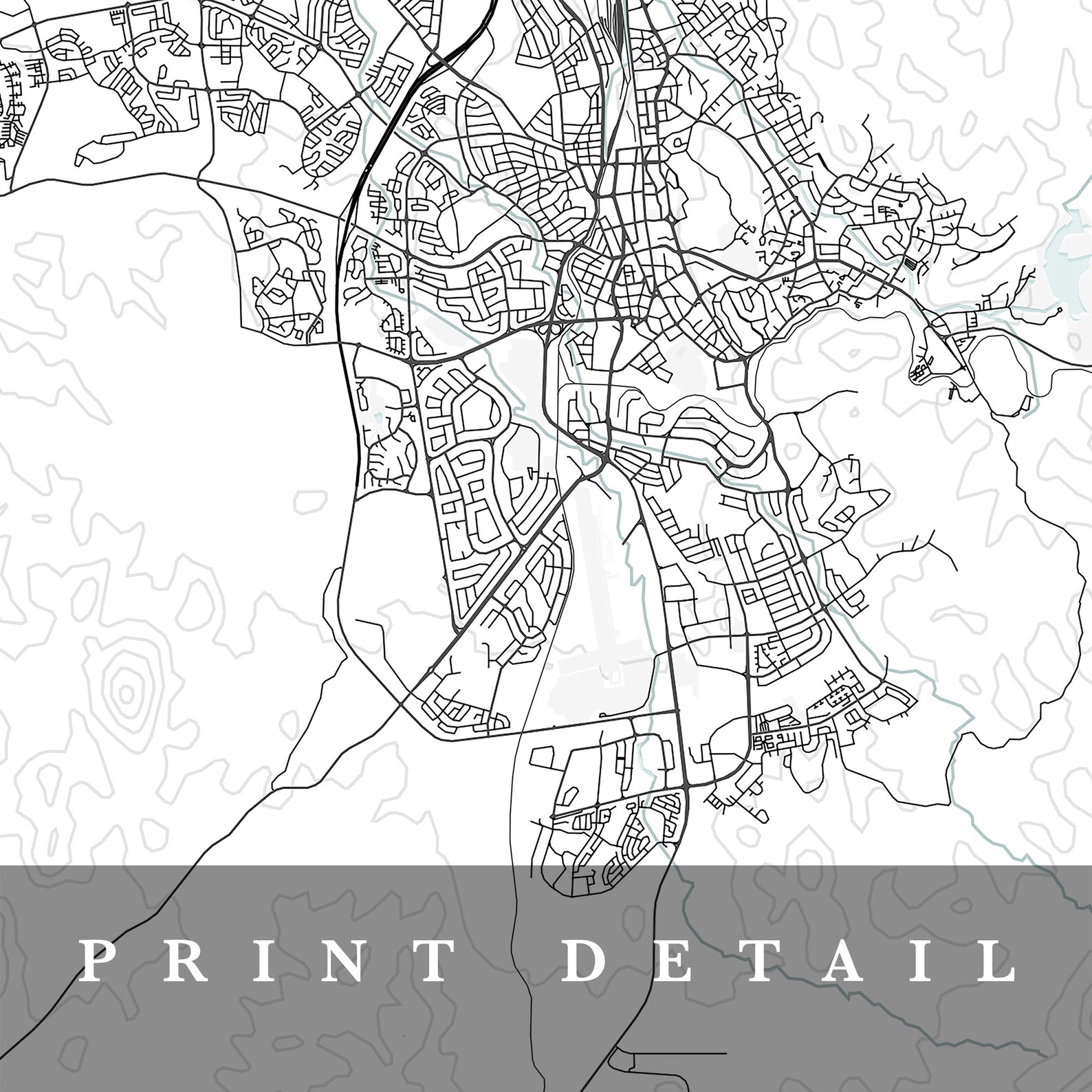 Windhoek Map Windhoek Namibia City Map Home Town Map | Etsy