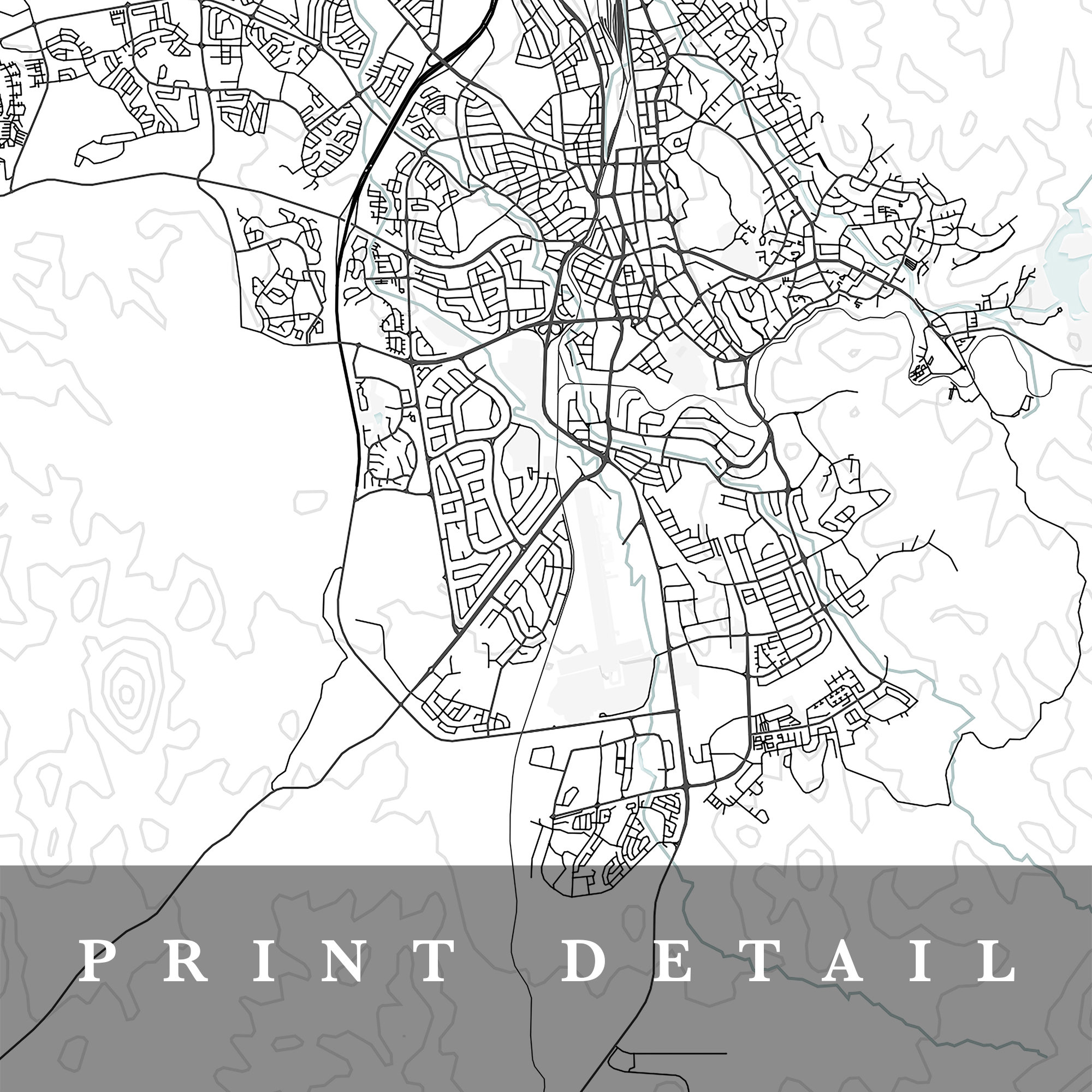 Windhoek Map Windhoek Namibia City Map Home Town Map | Etsy