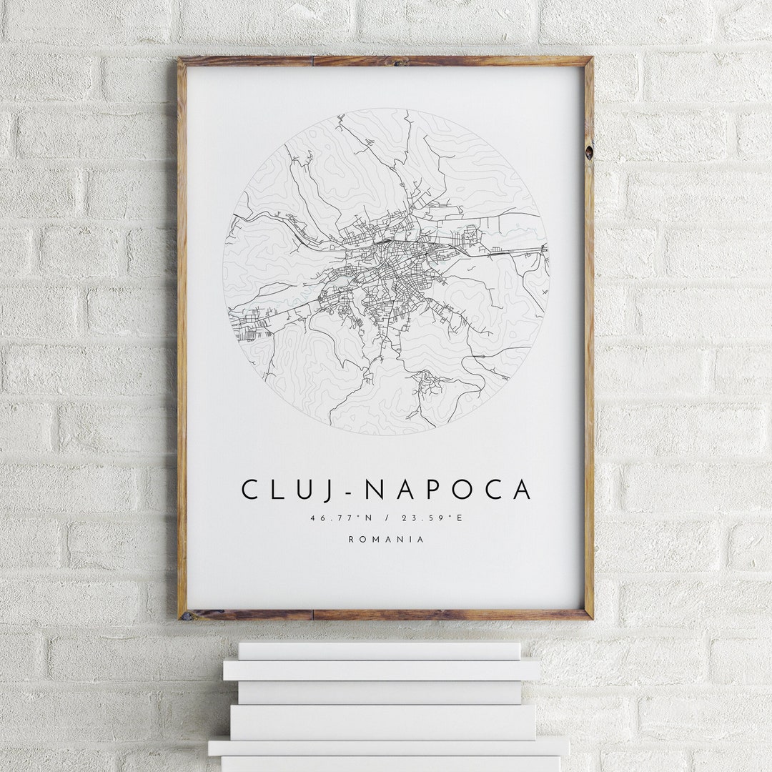 Cluj-napoca Map, Cluj-napoca, Romania, City Map, Home Town Map, Cluj ...