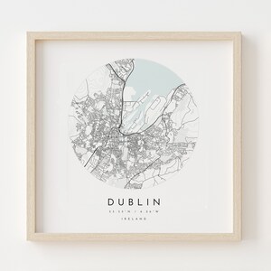 Personalized Square Map, Custom Gift, Map Print, Custom Locations, Your ...