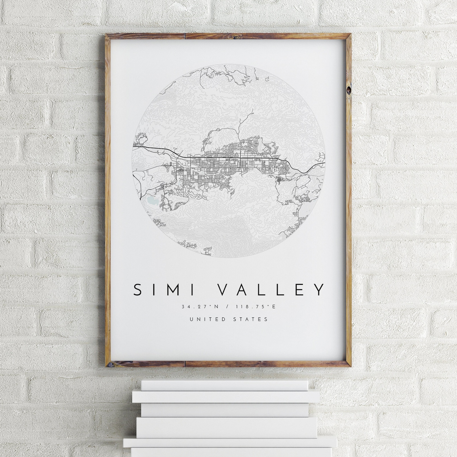 Simi Valley Map, Simi Valley, California, City Map, Home Town Map, Simi ...
