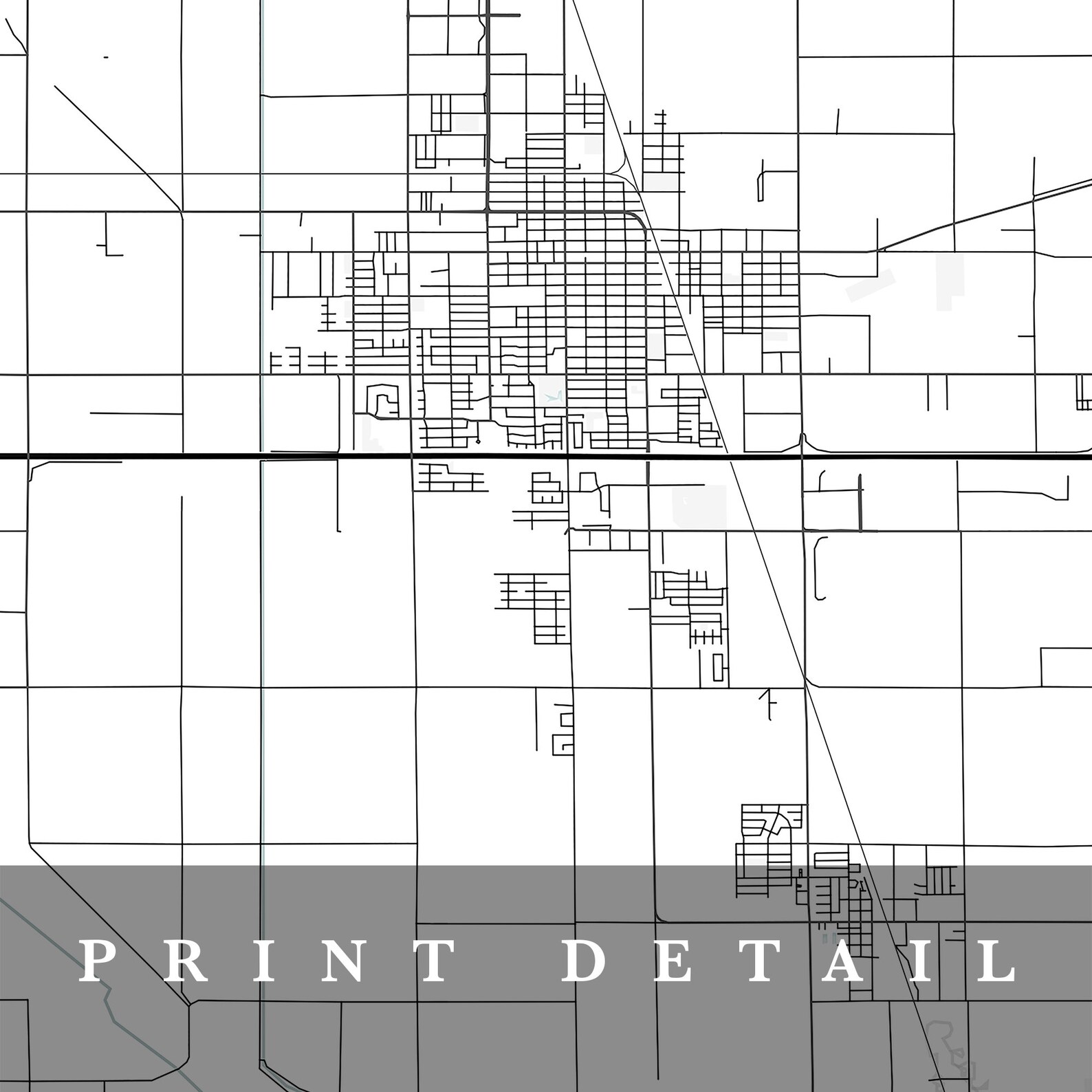 El Centro Map El Centro California City Map Home Town Map | Etsy