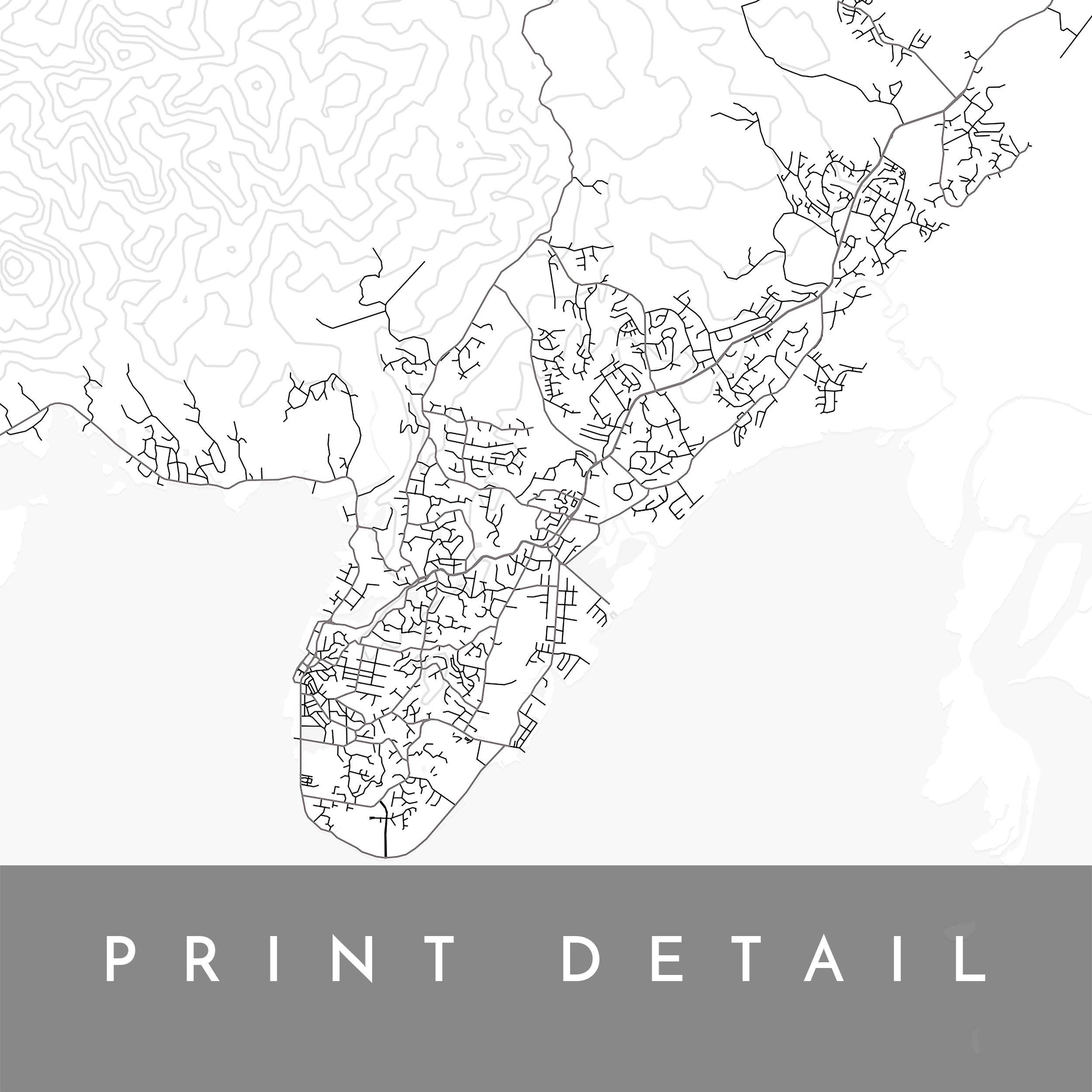 Suva Map Suva Fiji City Map Print Map Poster Map Print - Etsy