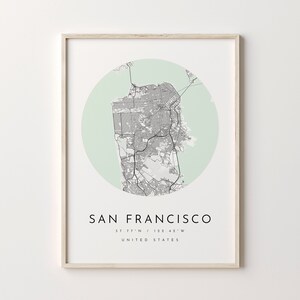 Personalized Map Print, Set of Four, Map Prints, Custom Locations, City ...