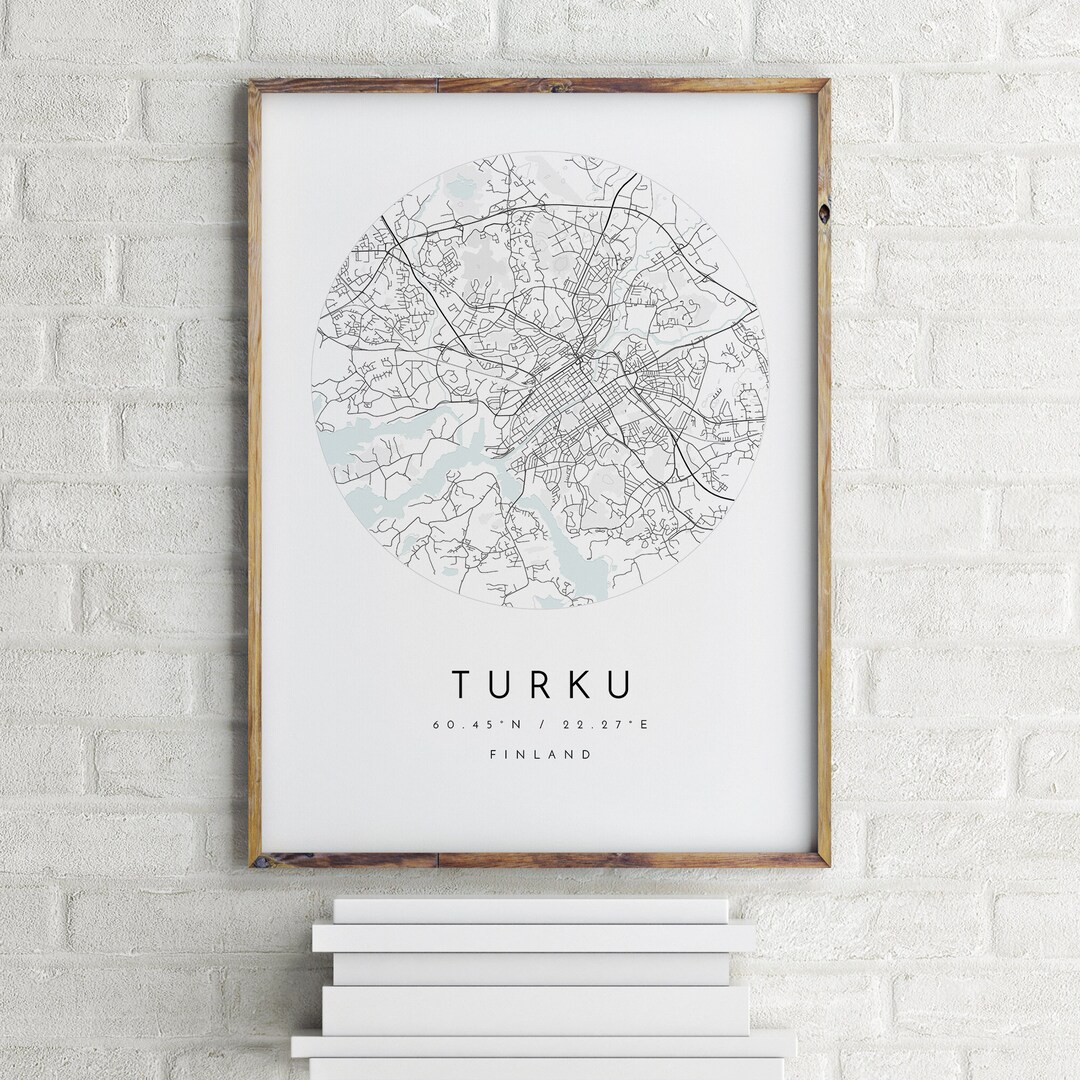 Mapa de Turku, Turku, Finlandia, mapa de la ciudad, mapa de la ciudad ...