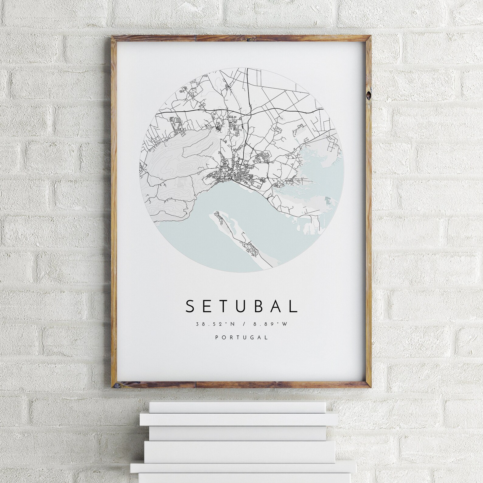 Setubal Map Setubal Portugal City Map Home Town Map - Etsy