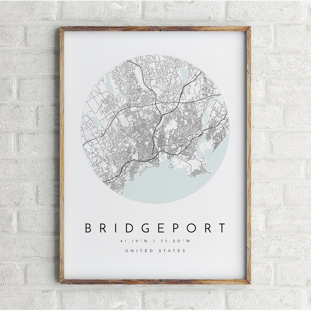 Bridgeport Map, Bridgeport, Connecticut, City Map, Home Town Map ...