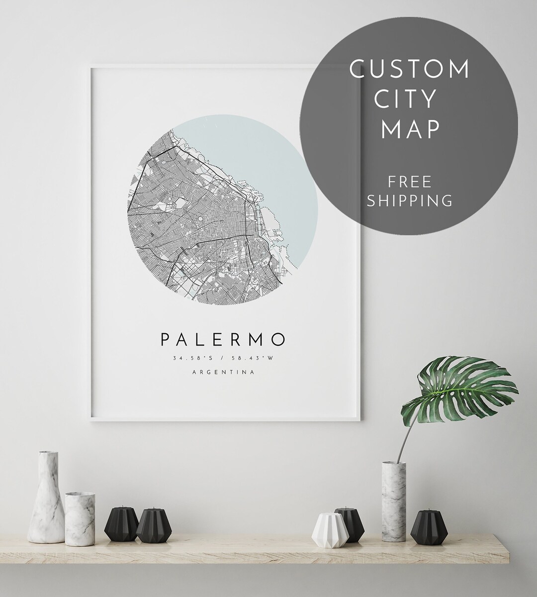Personalized Map Print, A4, A3 Custom Wedding Gift, Map Print, Custom ...