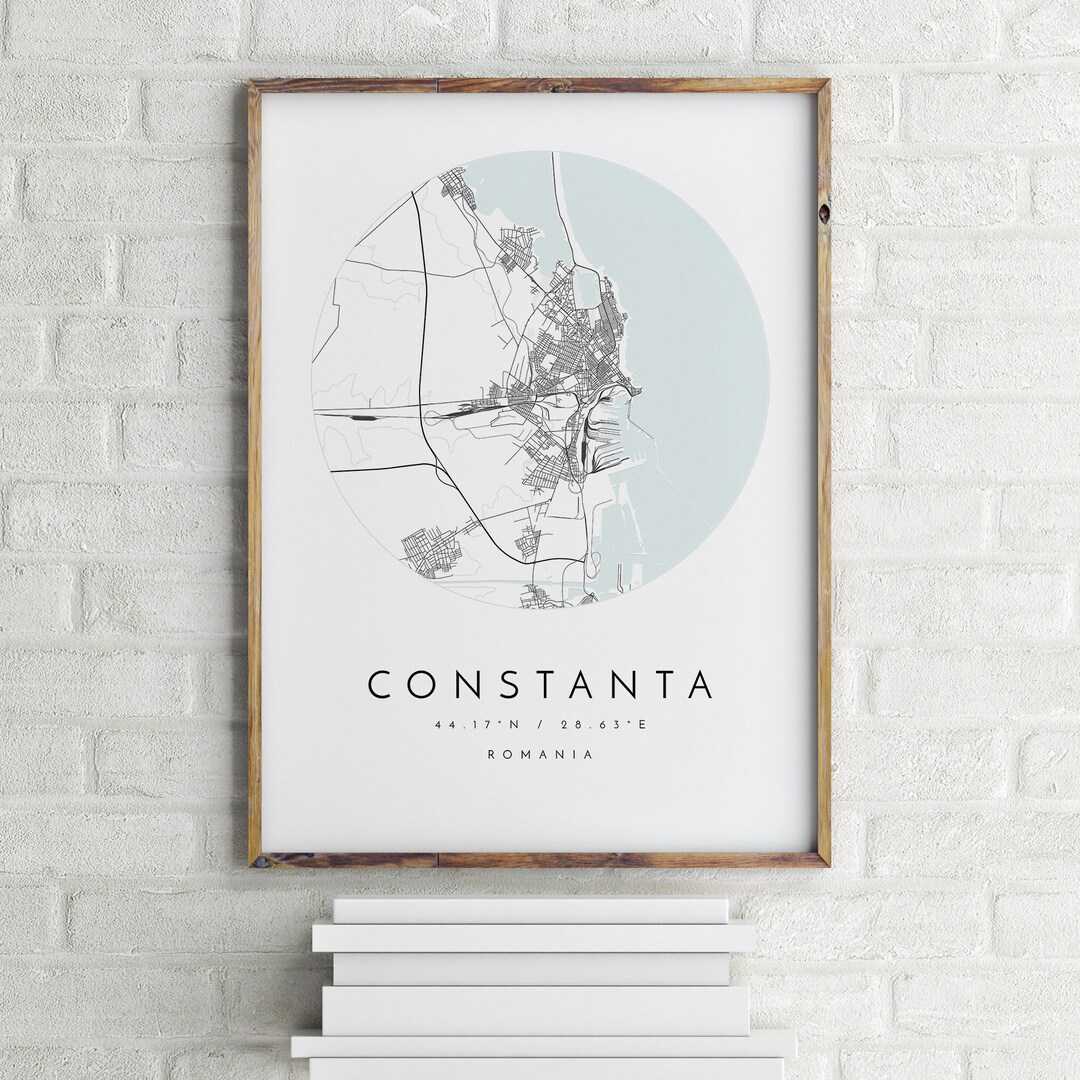 Constanta Map, Constanta, Romania, City Map, Home Town Map, Constanta ...