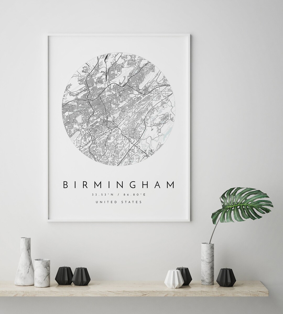 Birmingham Map, Birmingham, Alabama, City Map, Home Town Map ...
