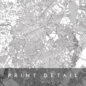 Curitiba Map Curitiba Brazil City Map Print Map Poster - Etsy UK