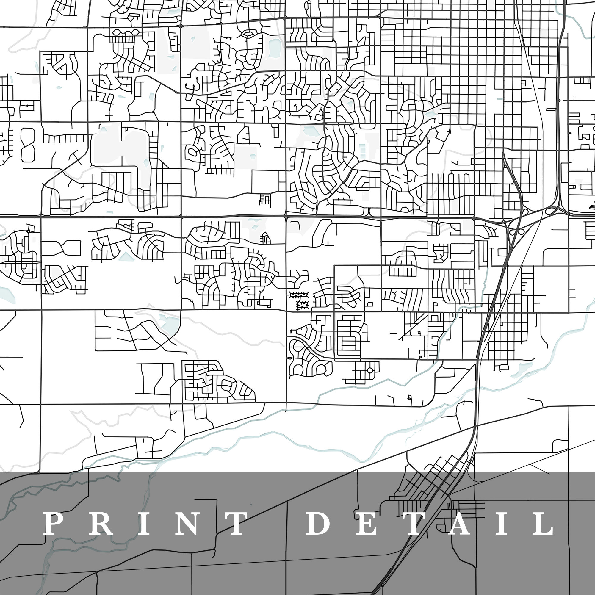 Greeley Map Greeley Colorado City Map Home Town Map - Etsy