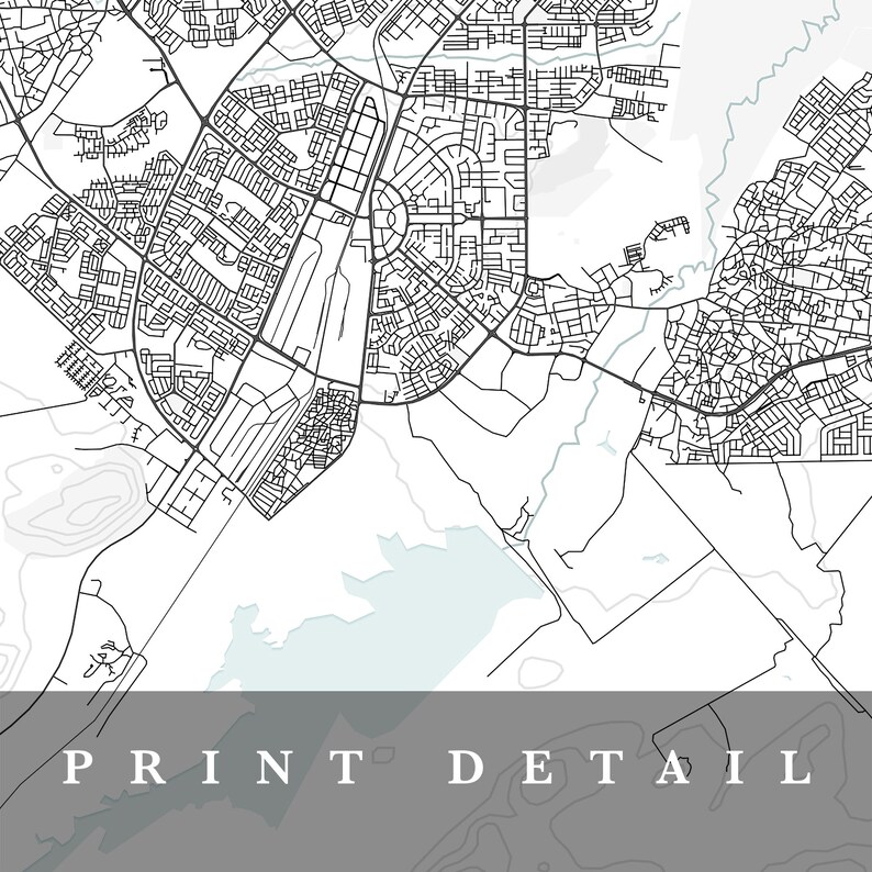 Gaborone Map Gaborone Botswana City Map Home Town Map - Etsy