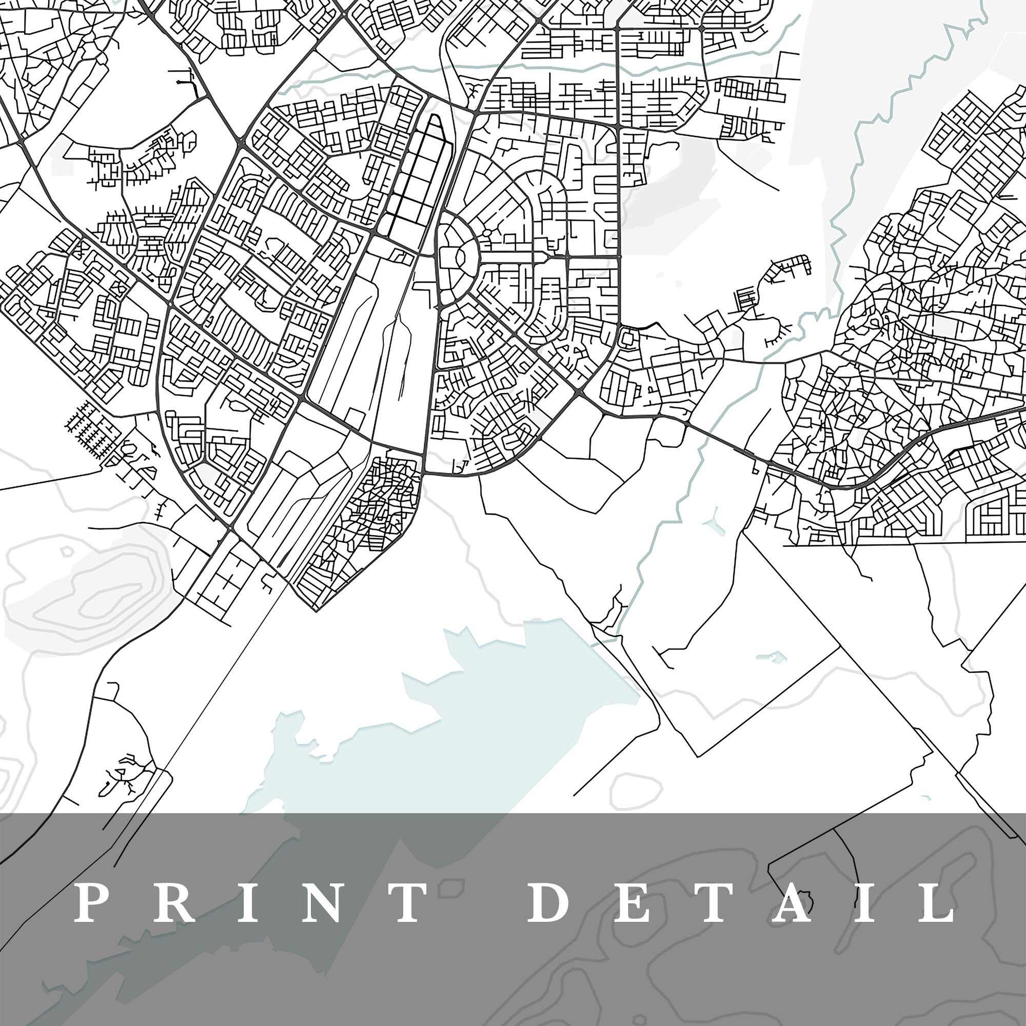 Gaborone Map Gaborone Botswana City Map Home Town Map - Etsy UK