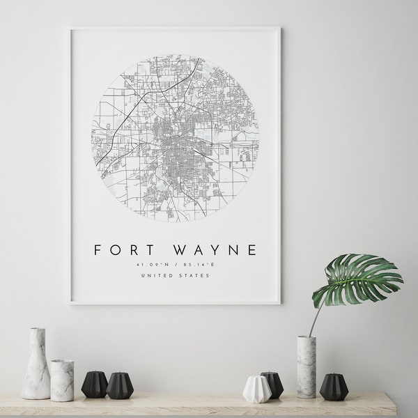 Posters of Fort Wayne Indiana - Etsy