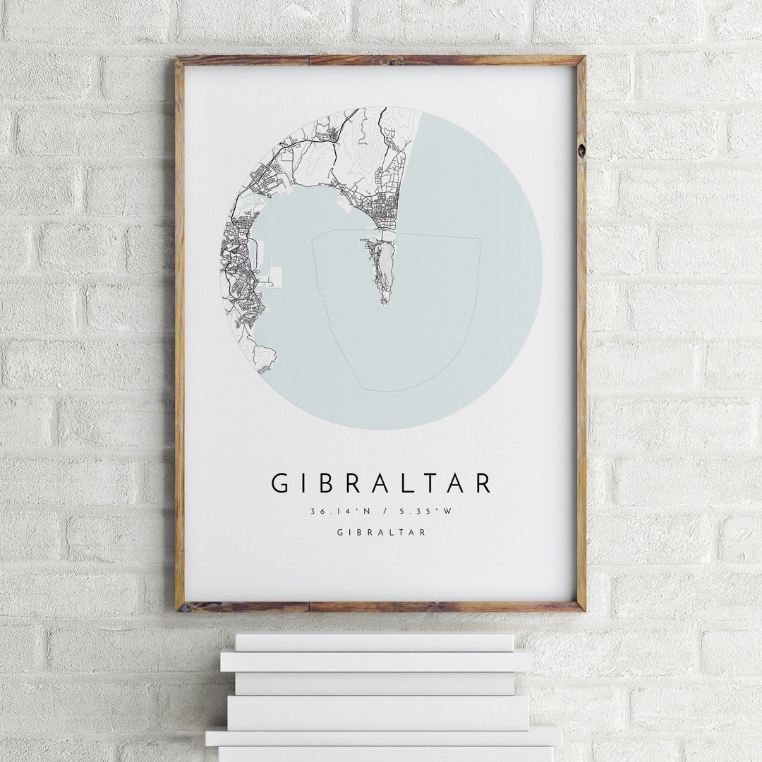 Gibraltar Map, Gibraltar, Gibraltar, City Map, Home Town Map, Gibraltar ...
