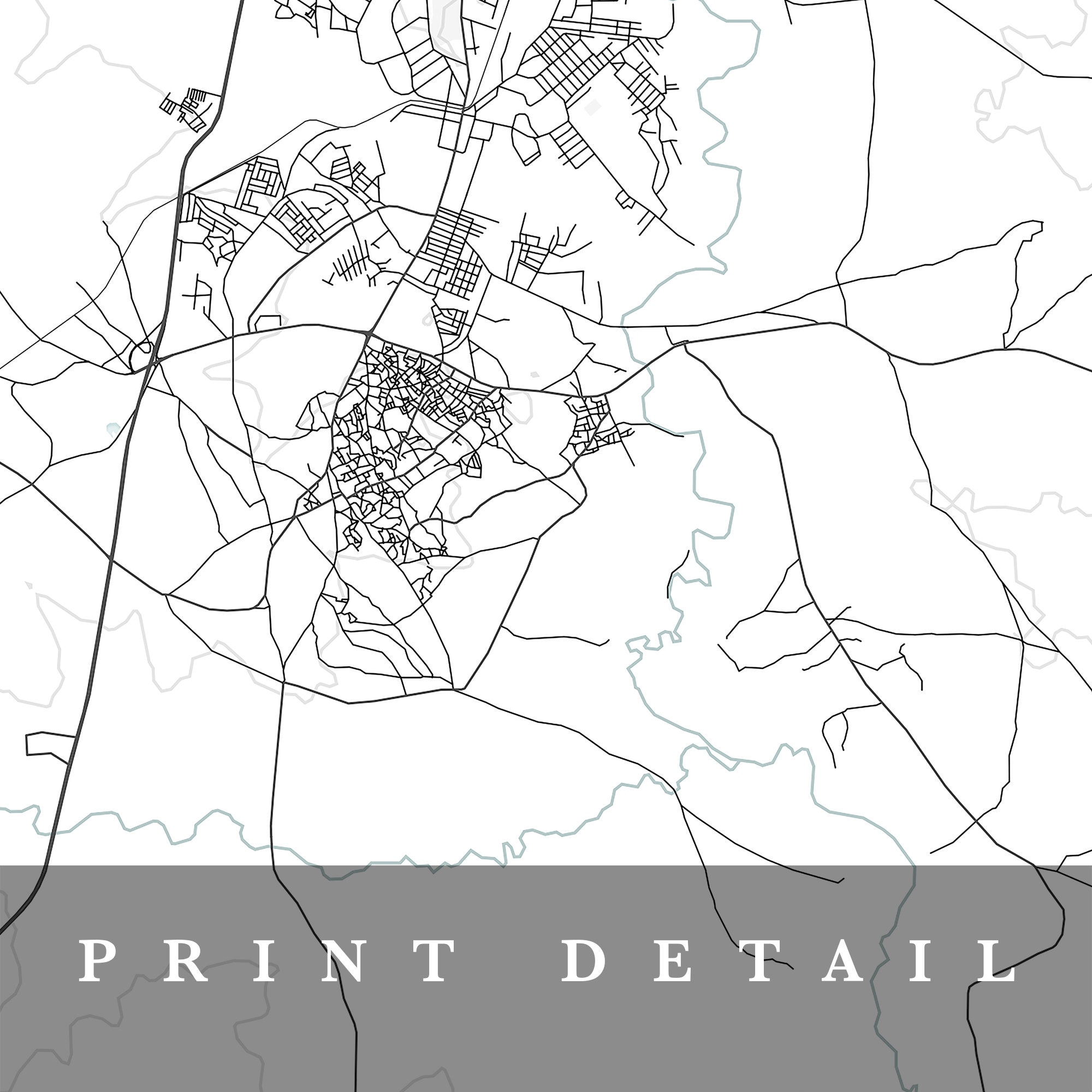 Zaria Map Zaria Nigeria City Map Home Town Map Zaria - Etsy