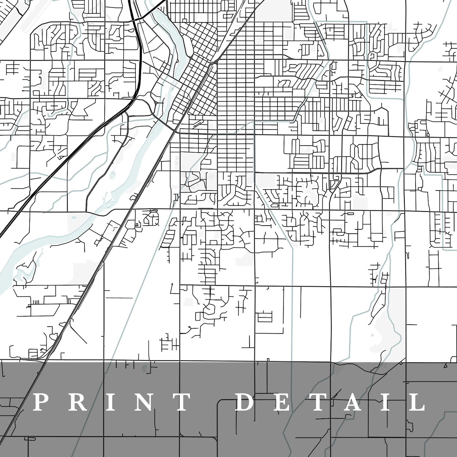 Idaho Falls Map, Idaho Falls, Idaho, City Map, Home Town Map, Idaho ...