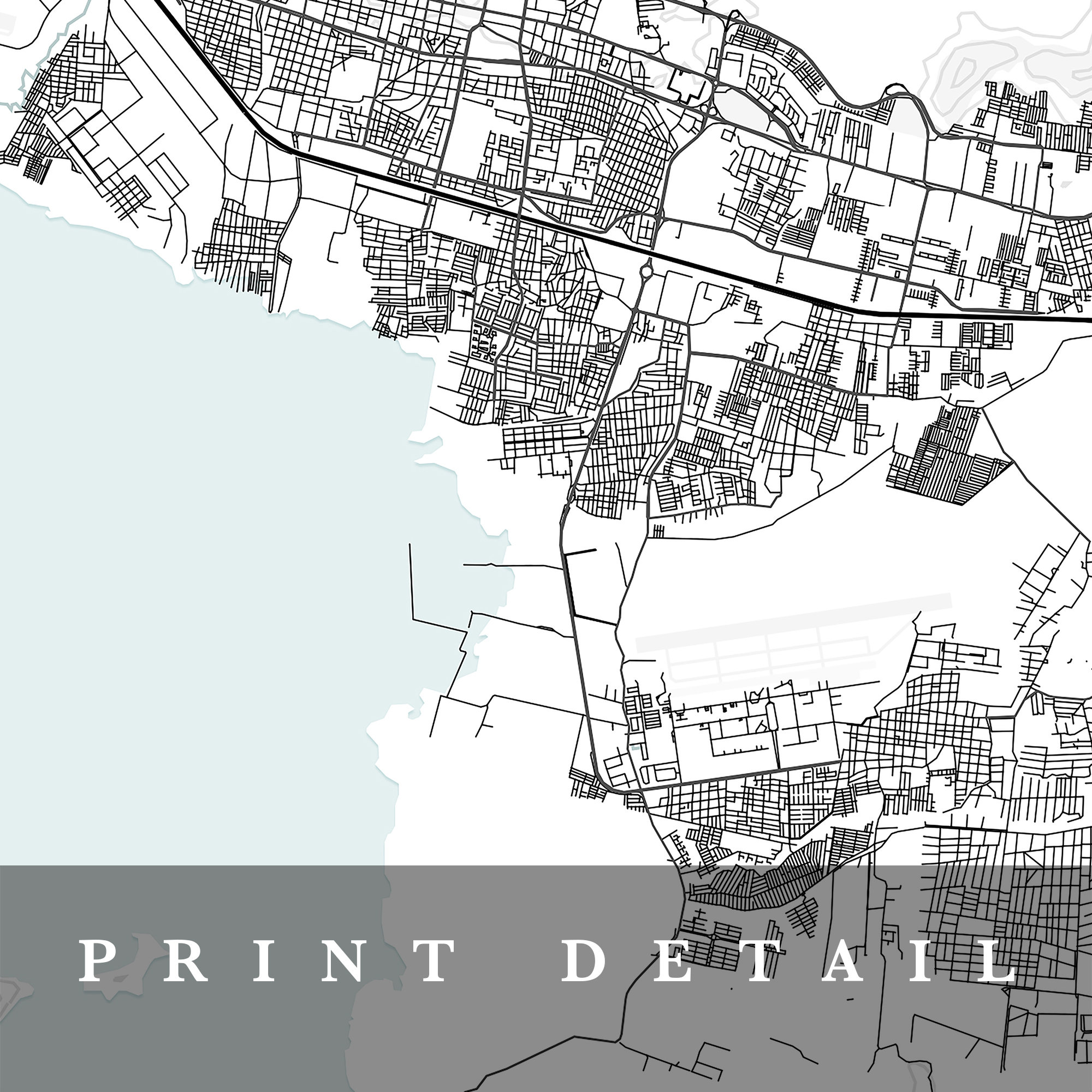 Maracay Map Maracay Venezuela City Map Home Town Map | Etsy
