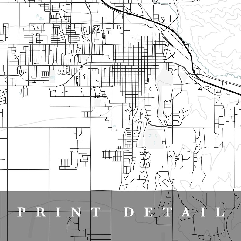 Bozeman Map Bozeman Montana City Map Home Town Map | Etsy