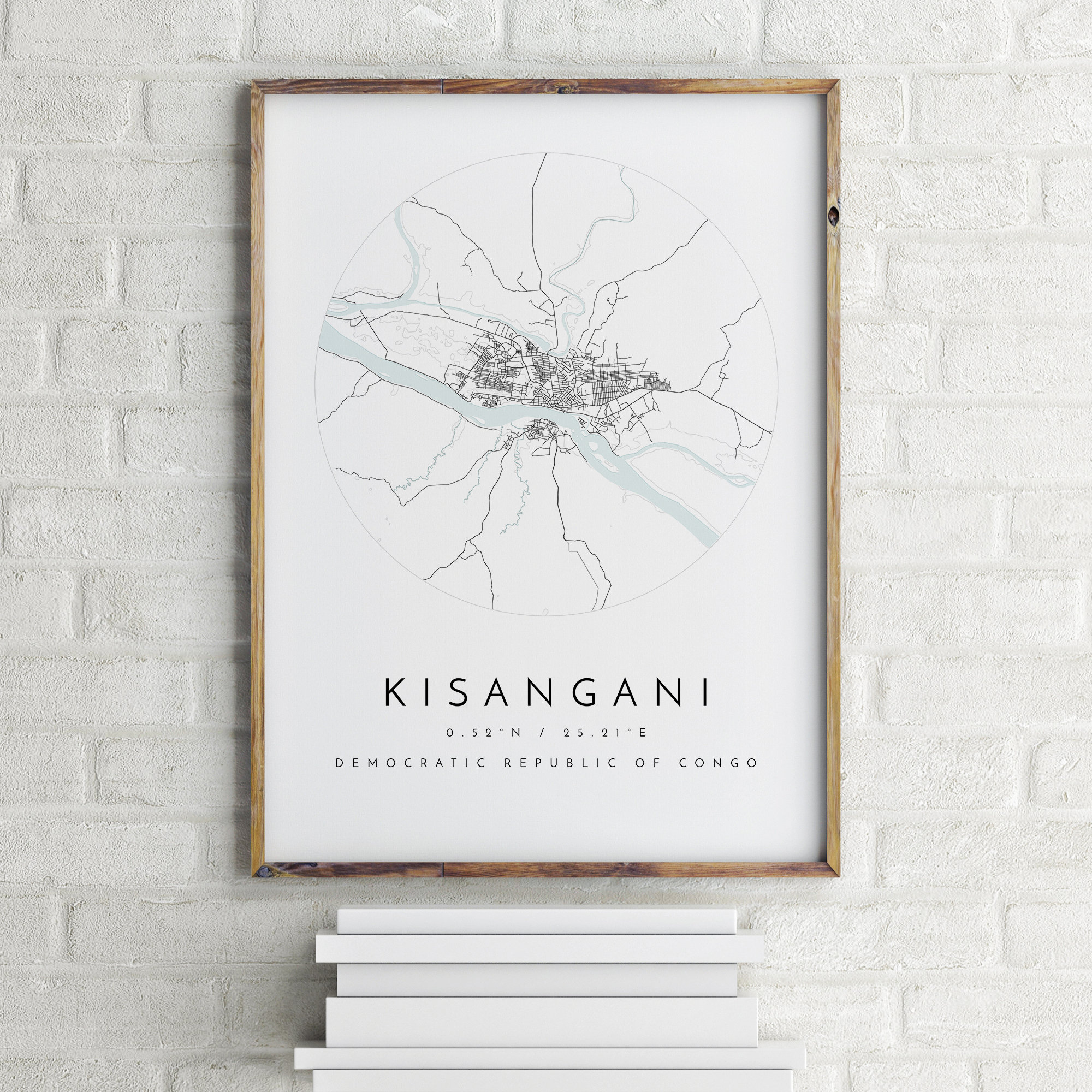 Kisangani Map Kisangani Democratic Republic of Congo City - Etsy UK