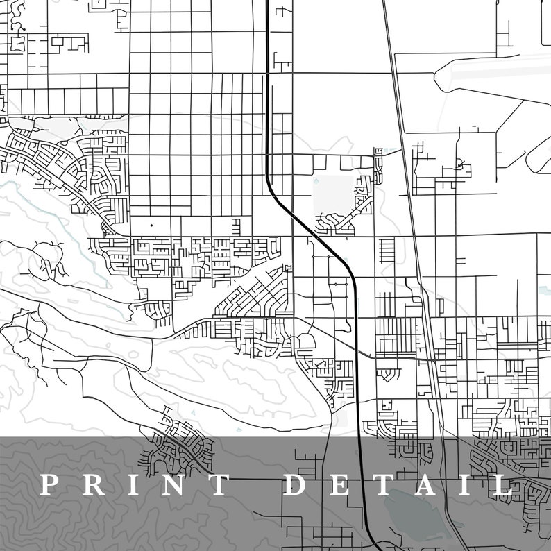 Palmdale Map Palmdale California City Map Home Town Map - Etsy