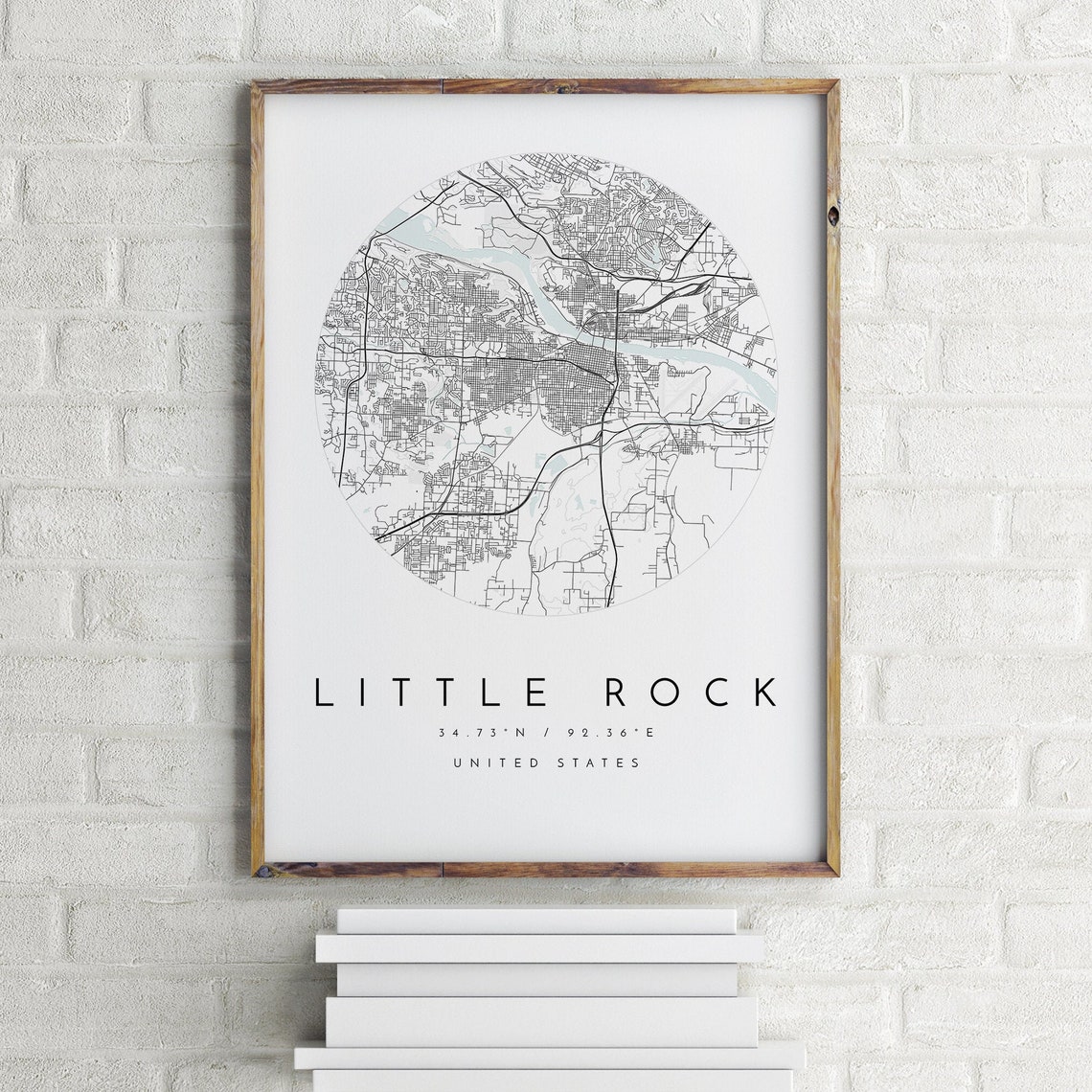 Little Rock City Map, Map of Little Rock, Home Town Map, City Map ...