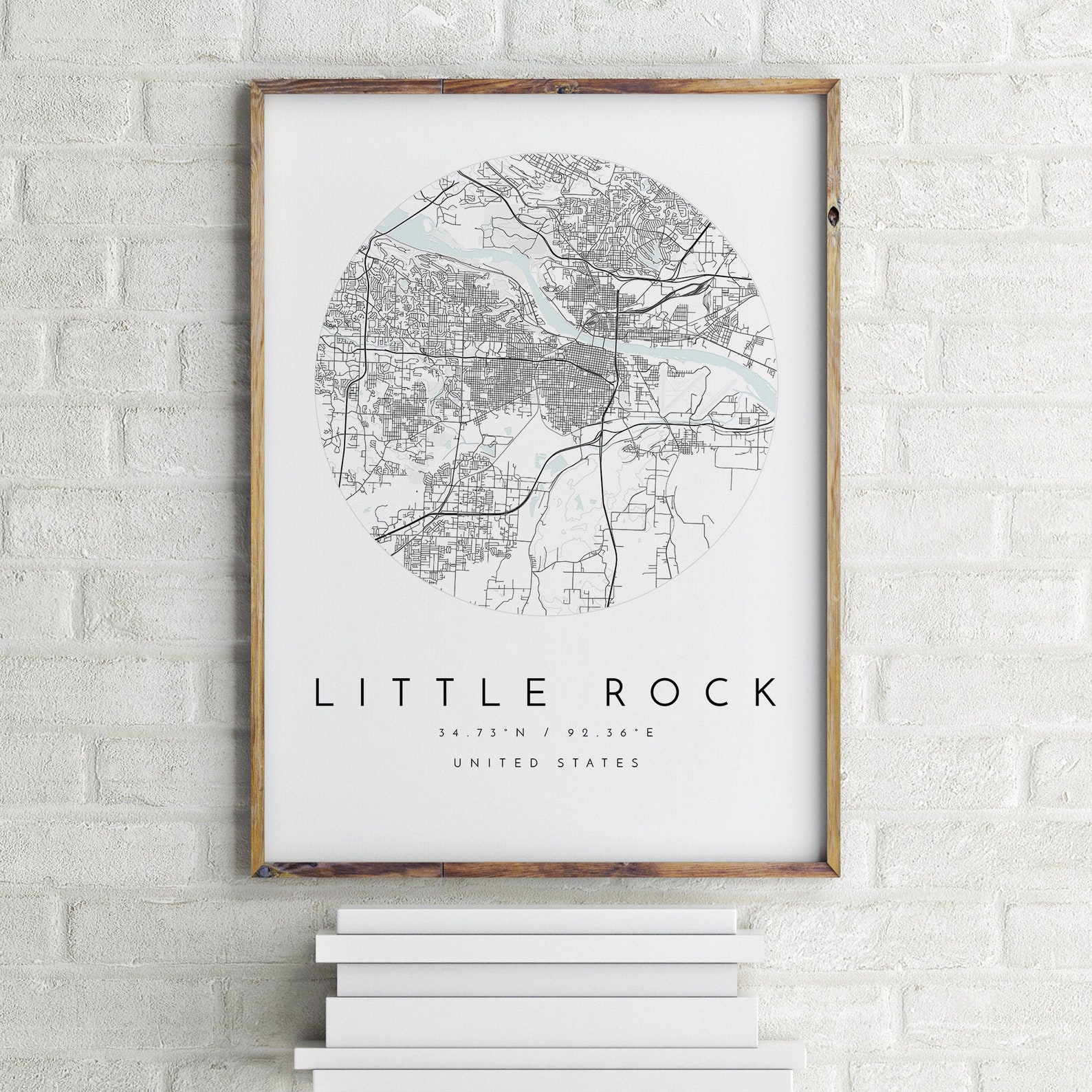Little Rock City Map, Map of Little Rock, Home Town Map, City Map ...