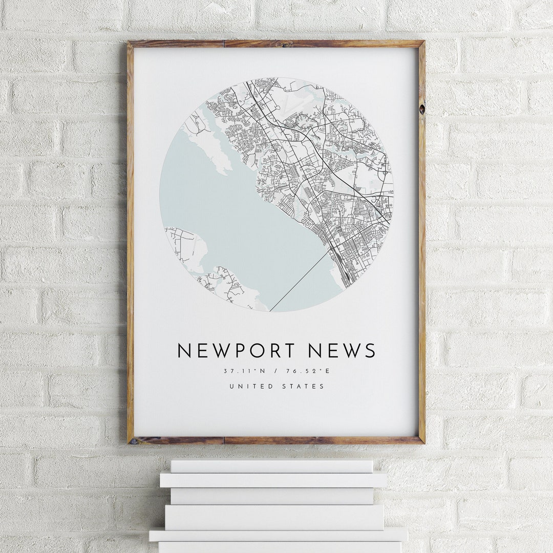 Newport News Map, Newport News, Virginia, City Map, Home Town Map ...