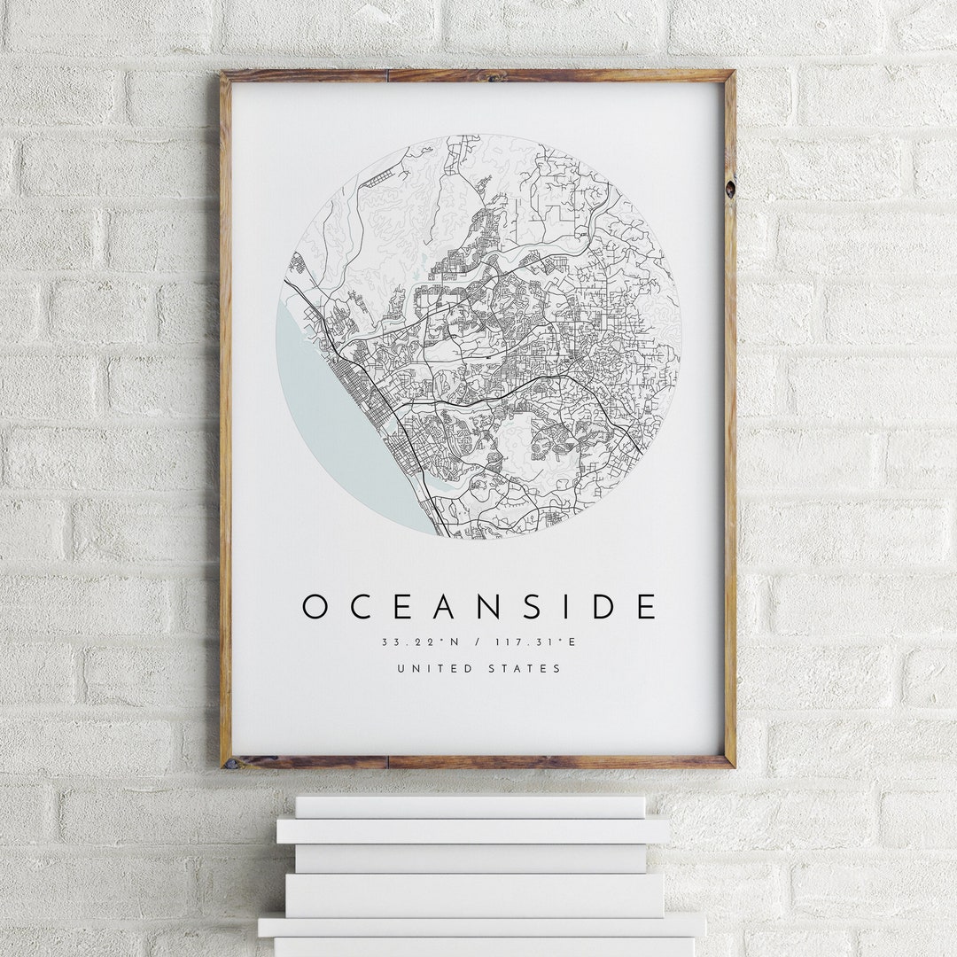 Oceanside Map, Oceanside, California, City Map, Home Town Map ...