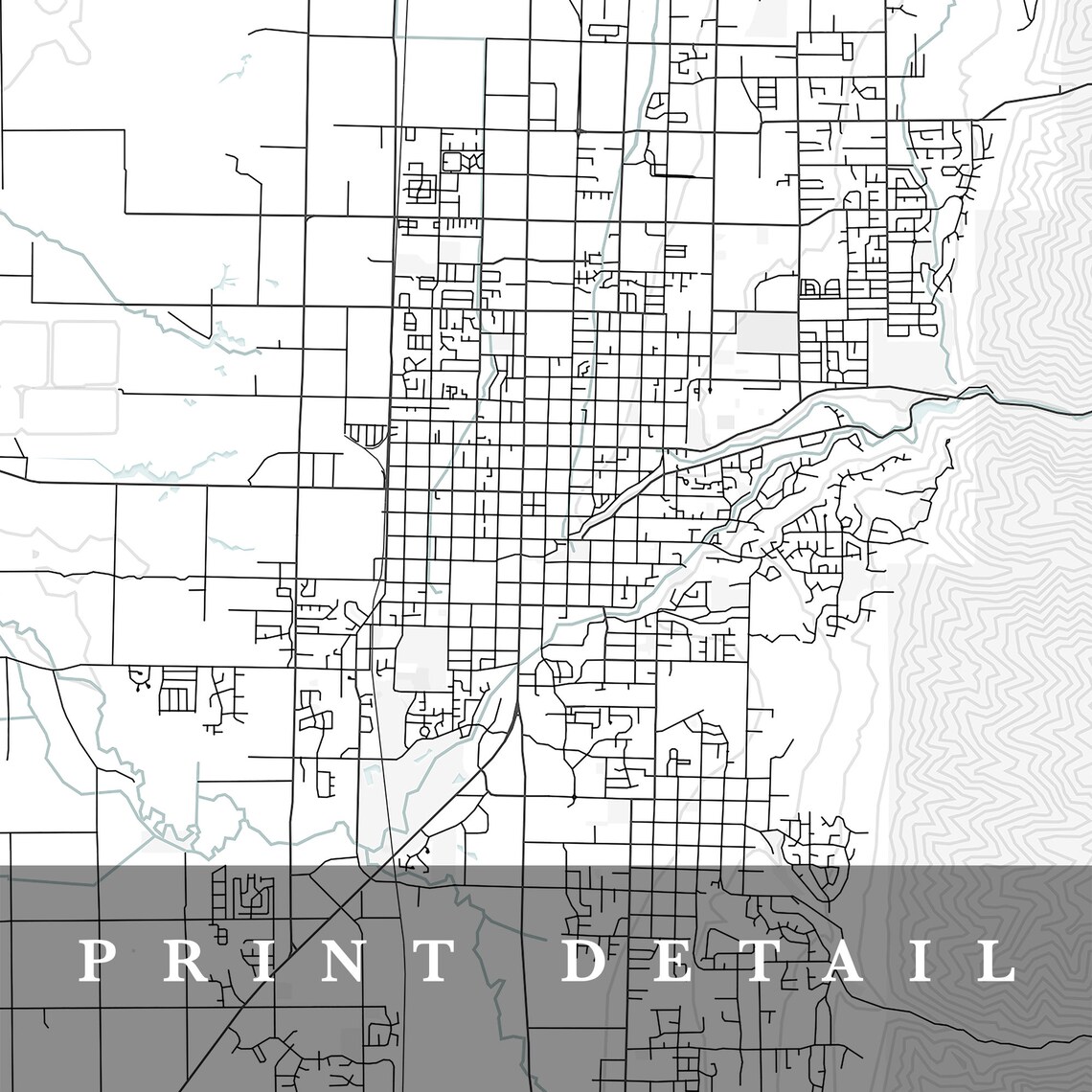 Logan Map, Logan, Utah, City Map, Home Town Map, Logan Print, Wall Art ...