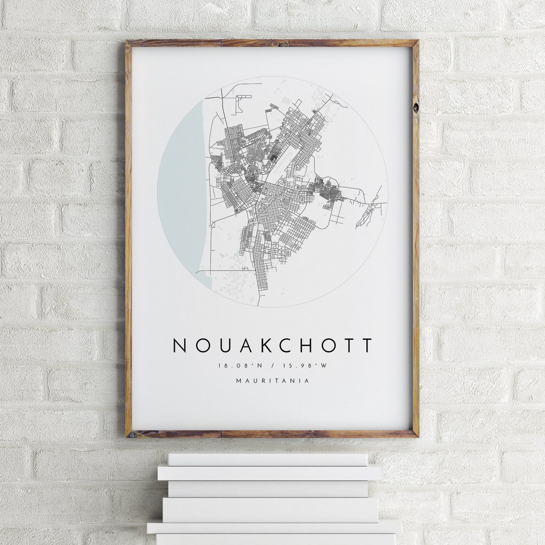 Nouakchott Map, Nouakchott, Mauritania, City Map, Home Town Map ...