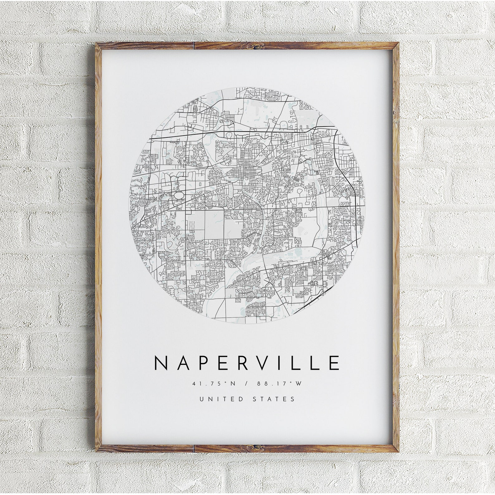 Naperville Map, Naperville, Illinois, City Map, Home Town Map ...