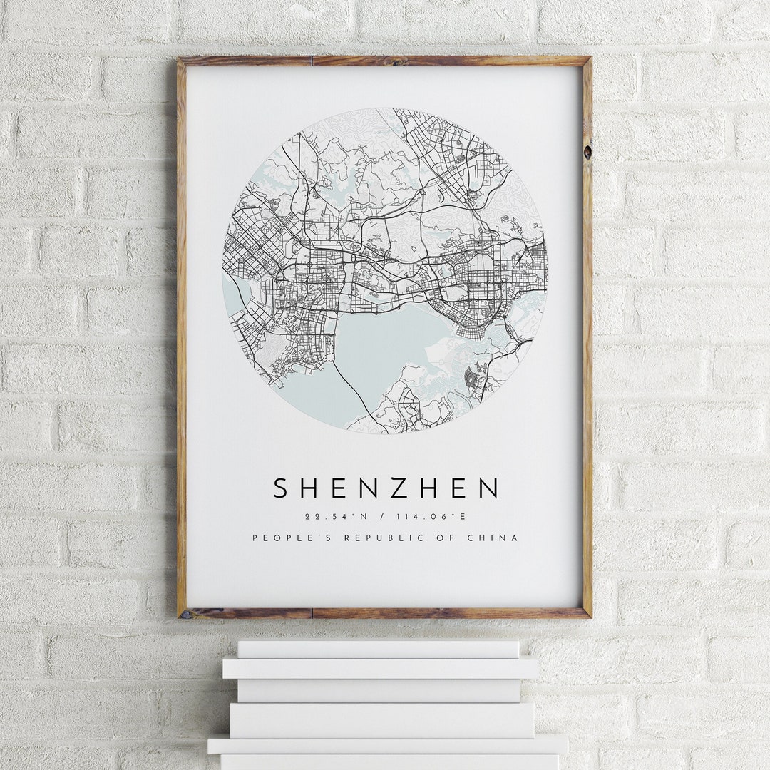 Shenzhen Map, Shenzhen, People's Republic of China, City Map, Home Town ...