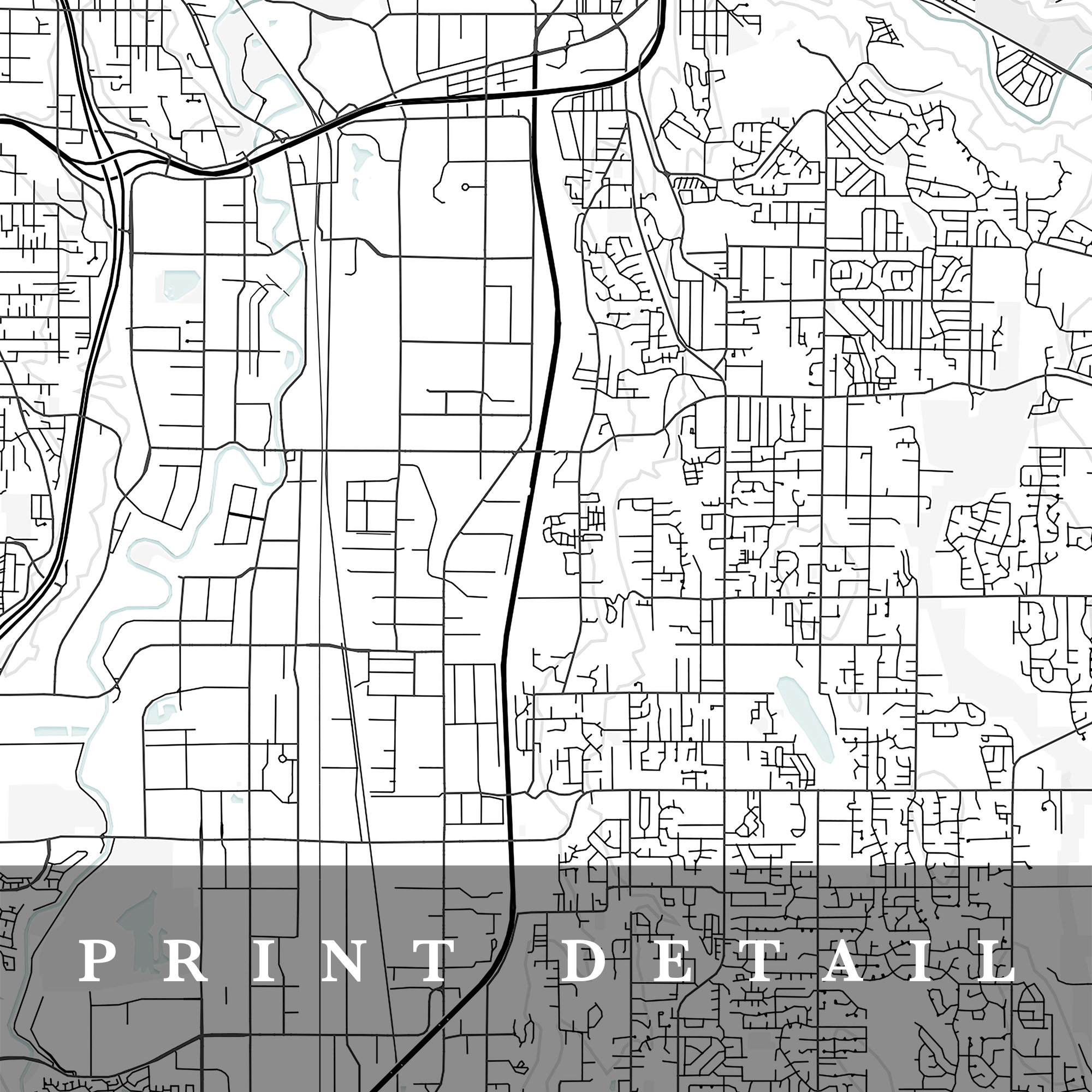 Renton Map Renton Washington City Map Home Town Map - Etsy