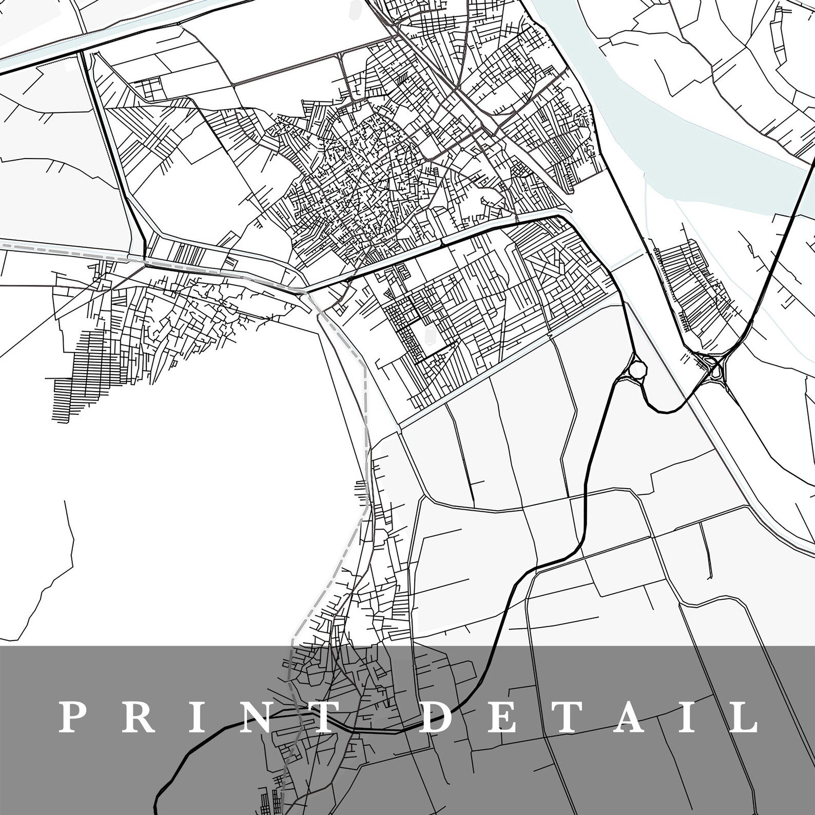 Assiut Map, Assiut, Eqypt, City Map, Home Town Map, Assiut Print, Wall ...