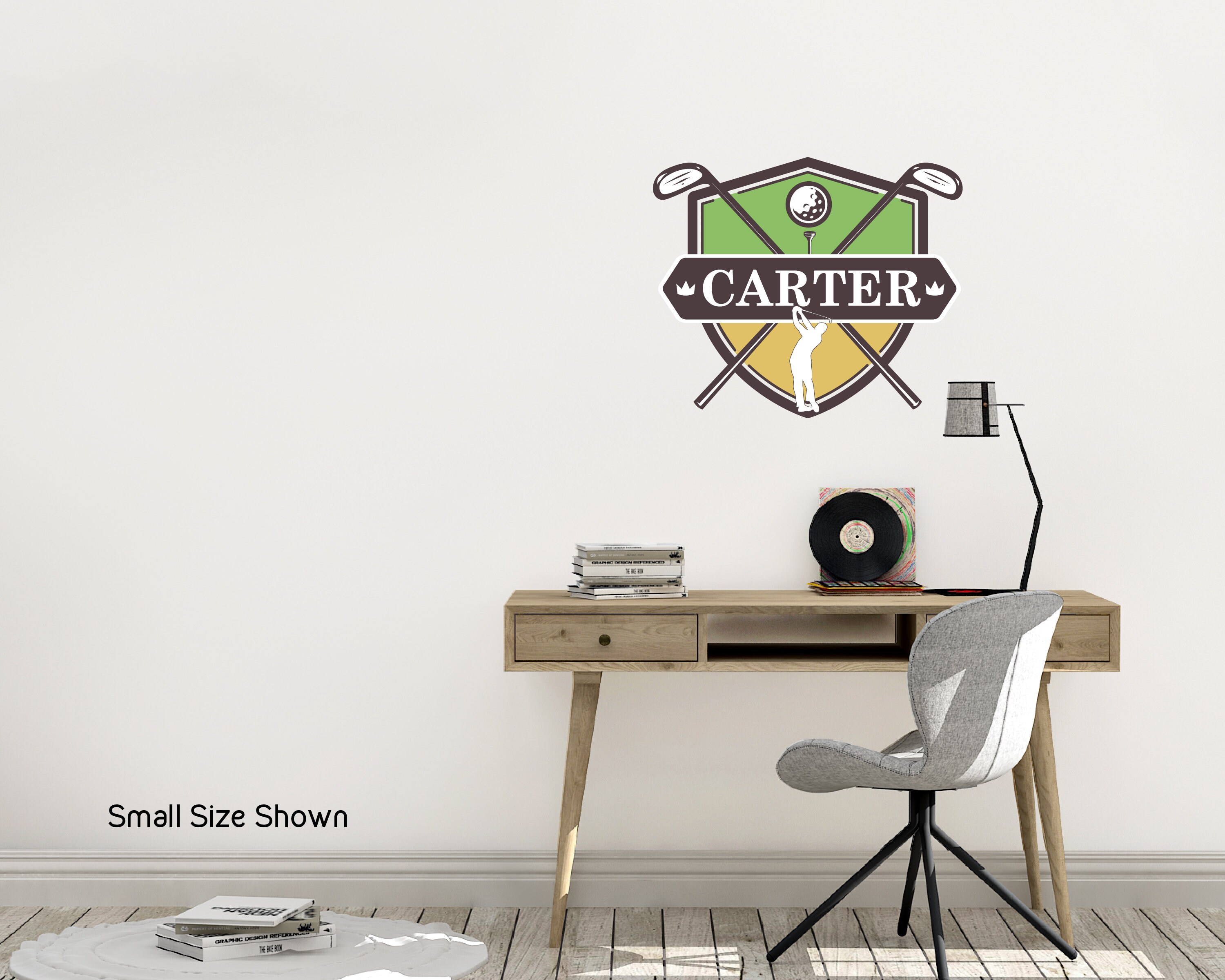 Golf Wall Decals Custom Removable Wall Decals Sports Room - Etsy